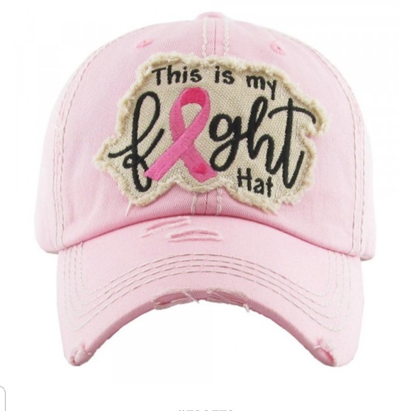 Accessories | Breast Cancer Awareness This Is My Fight Hat Cap | Poshmark